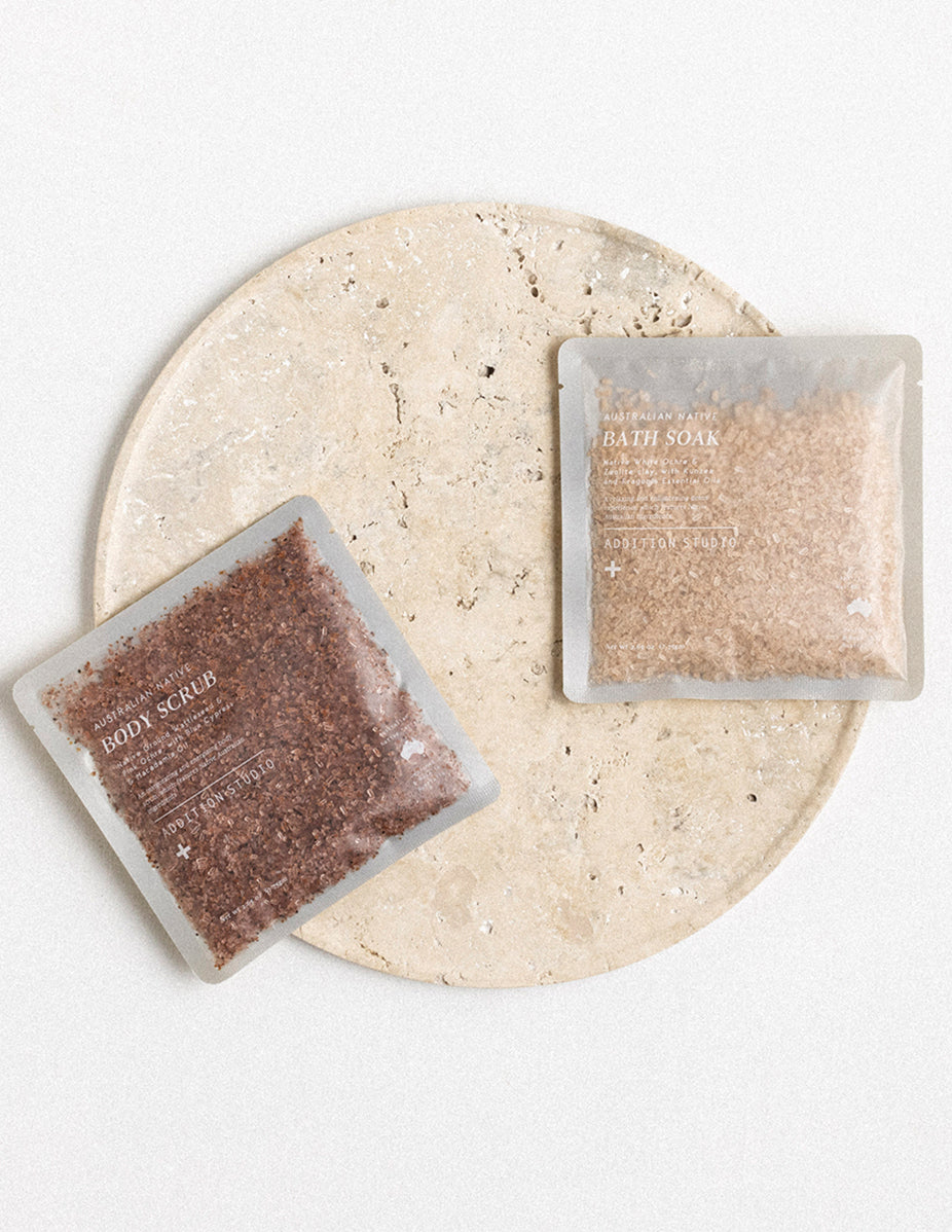 ADDITION STUDIO Australian Native Body Scrub and Bath soak - Robe